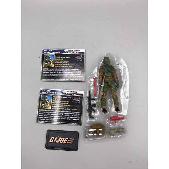 Hasbro | Toys | Gi Joe 5th Anniversary Blowtorch V Complete Green And ...